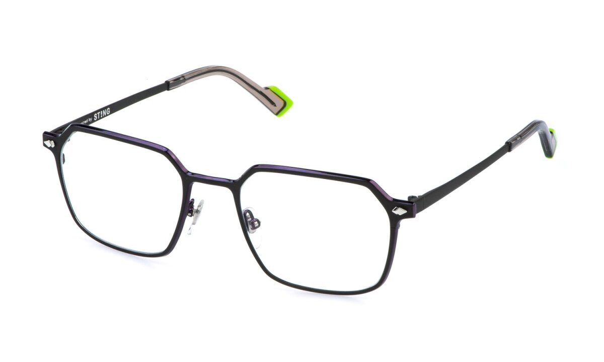 Sting Kobri Vst554 Metallbrille in Matt Green Khaki – Komfort & Stil ...